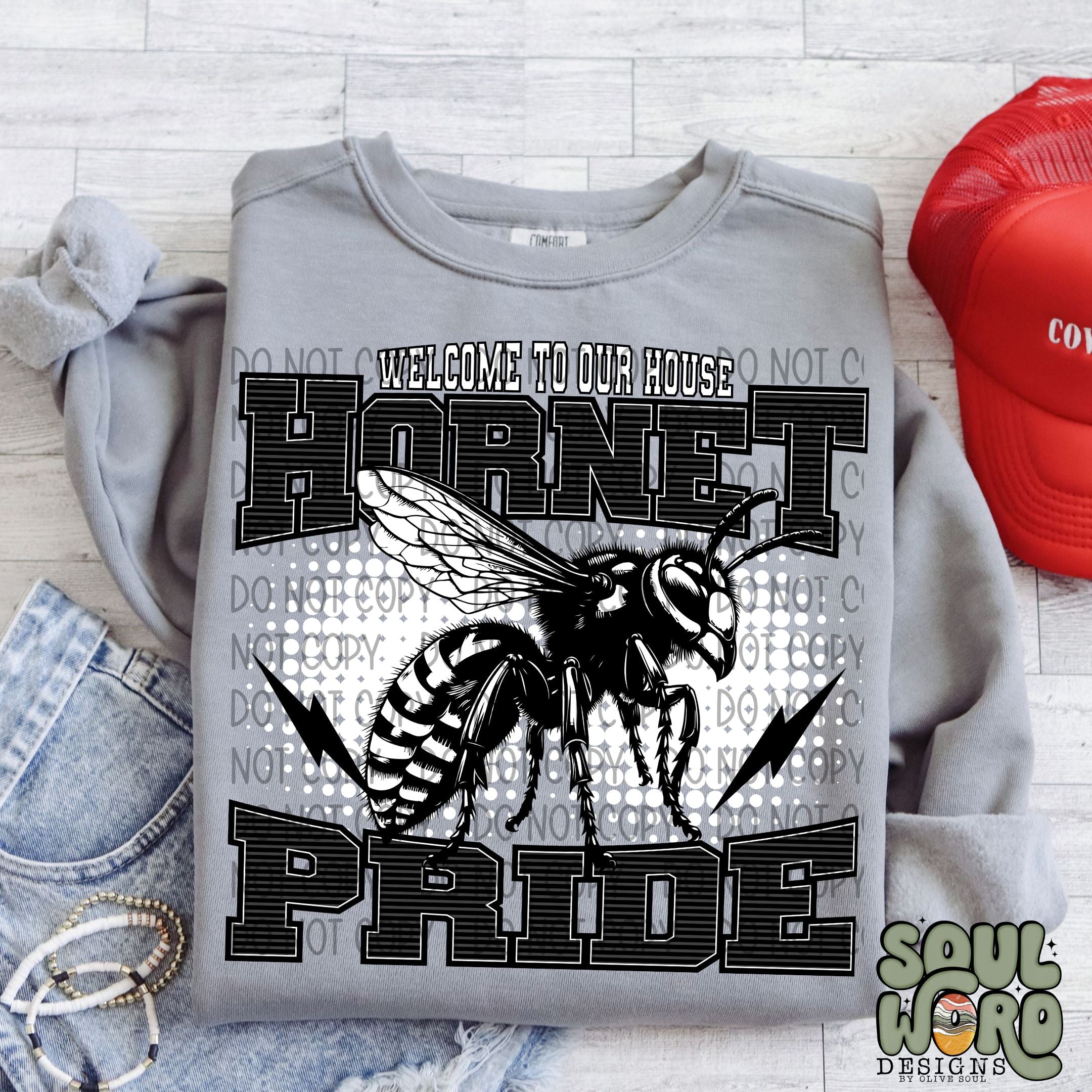 Welcome To Our House Hornet Pride - DIGITAL DOWNLOAD – Olive Soul