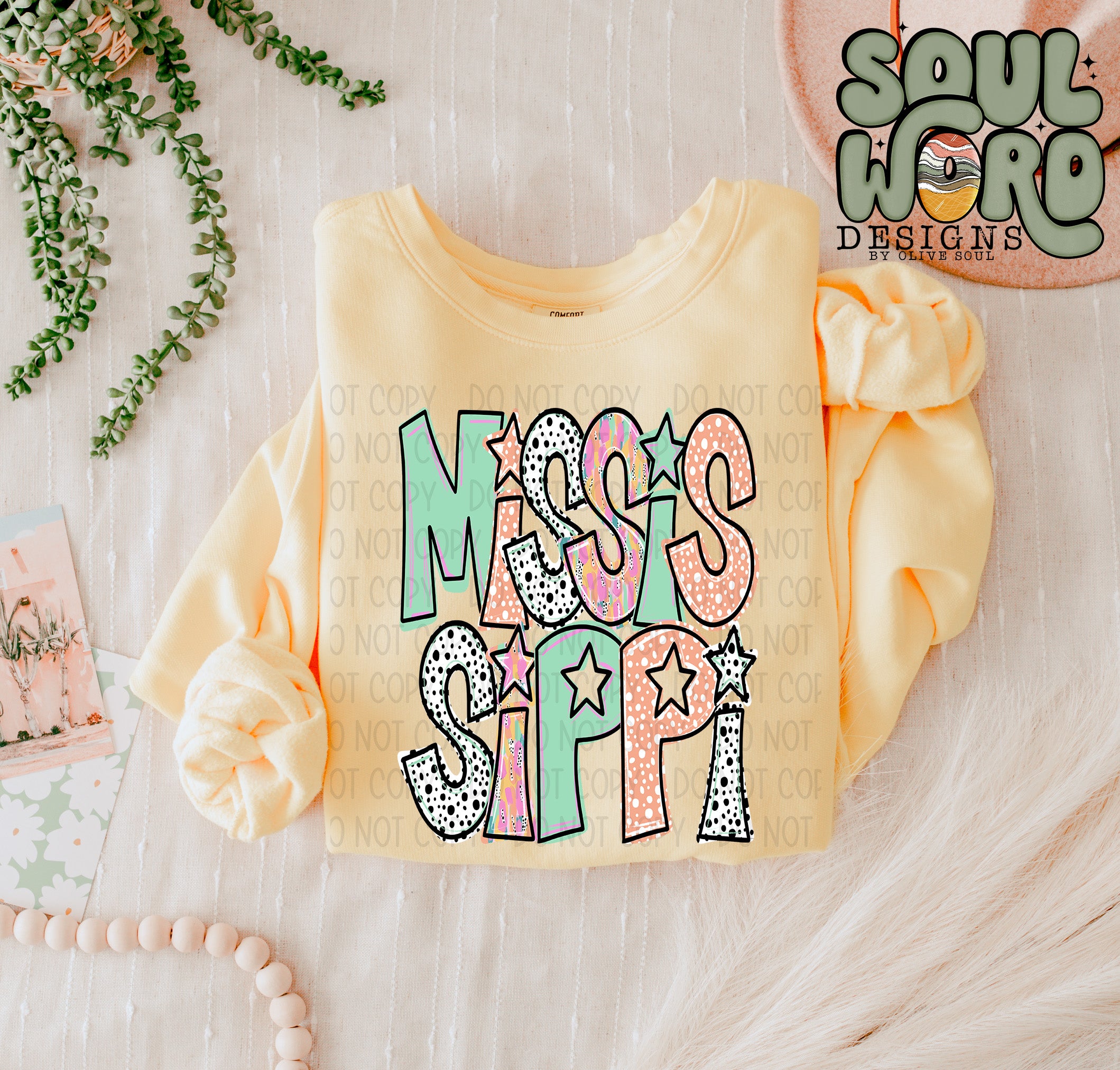 Mississippi Bright Doodle - DIGITAL DOWNLOAD – Olive Soul