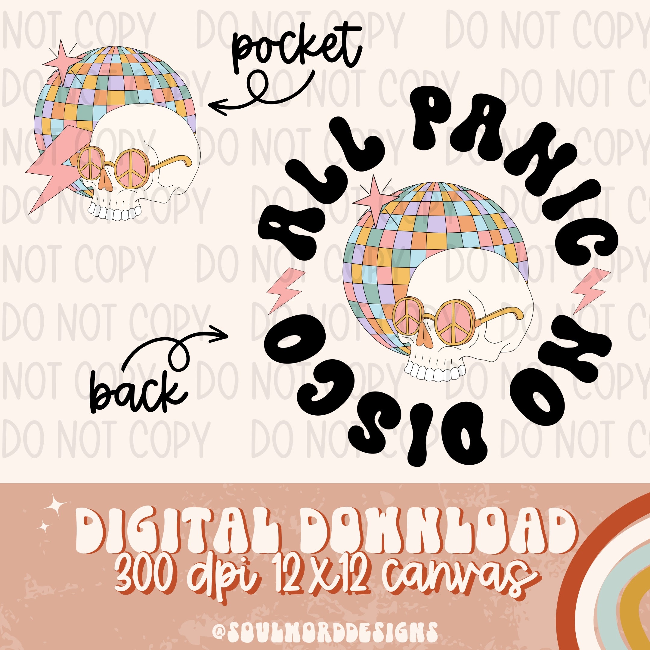 All Panic No Disco - DIGITAL DOWNLOAD – Olive Soul