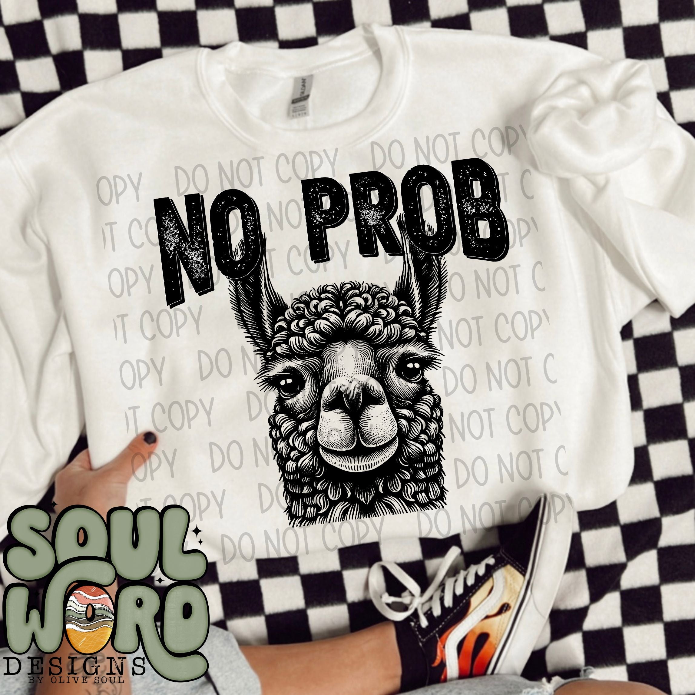 No Prob Llama - DIGITAL DOWNLOAD – Olive Soul
