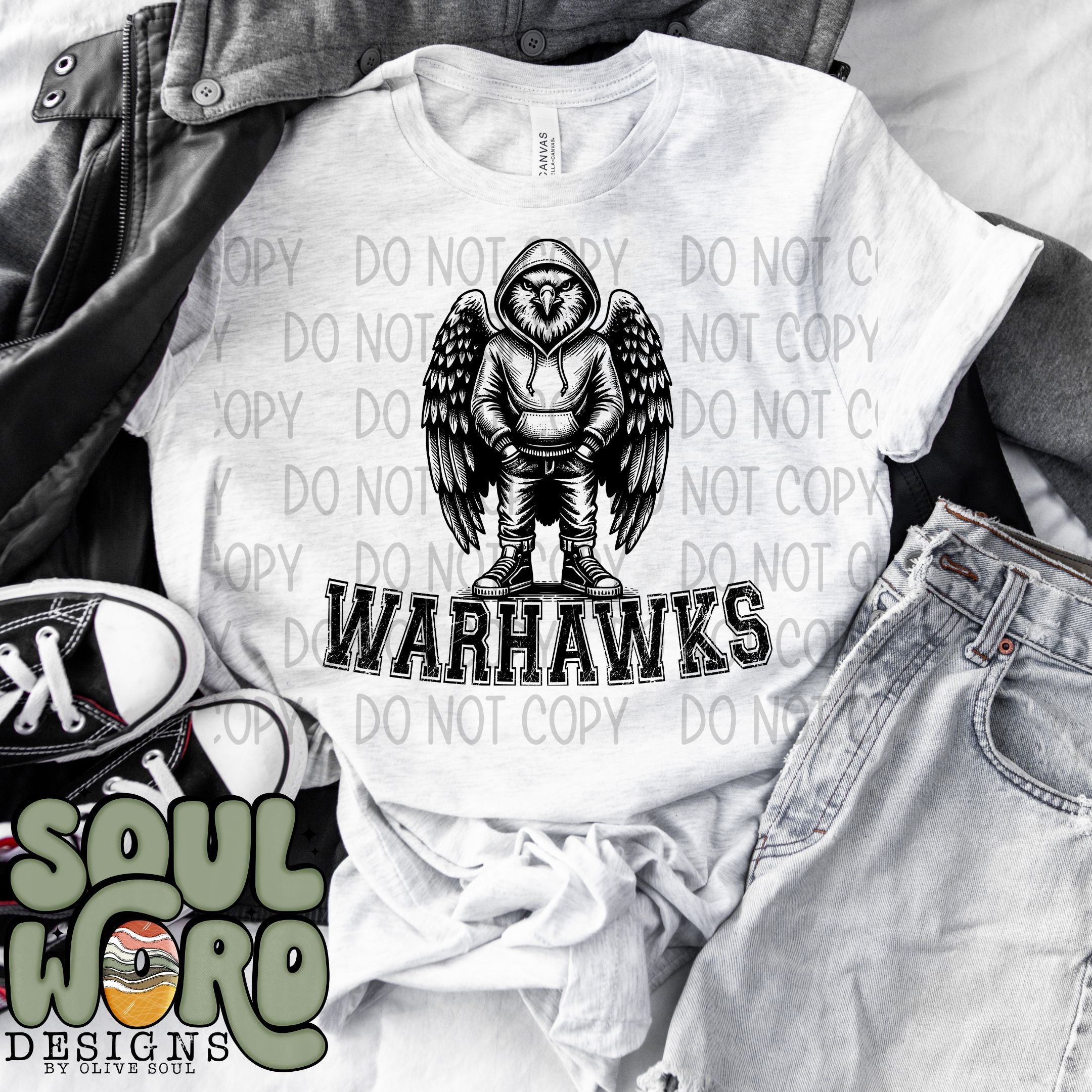 Warhawks Cool Mascot - DIGITAL DOWNLOAD – Olive Soul