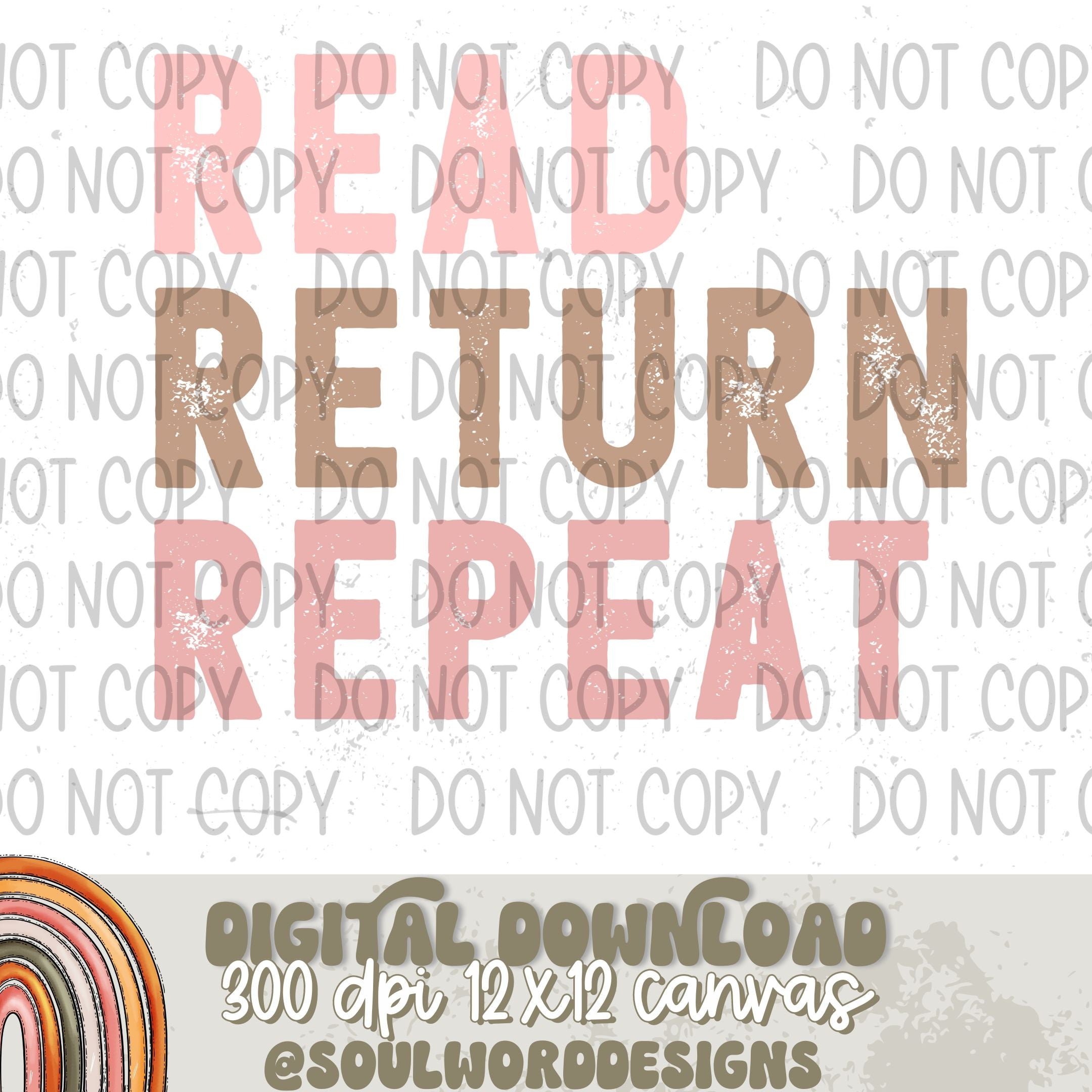 Read Return Repeat - DIGITAL DOWNLOAD – Olive Soul
