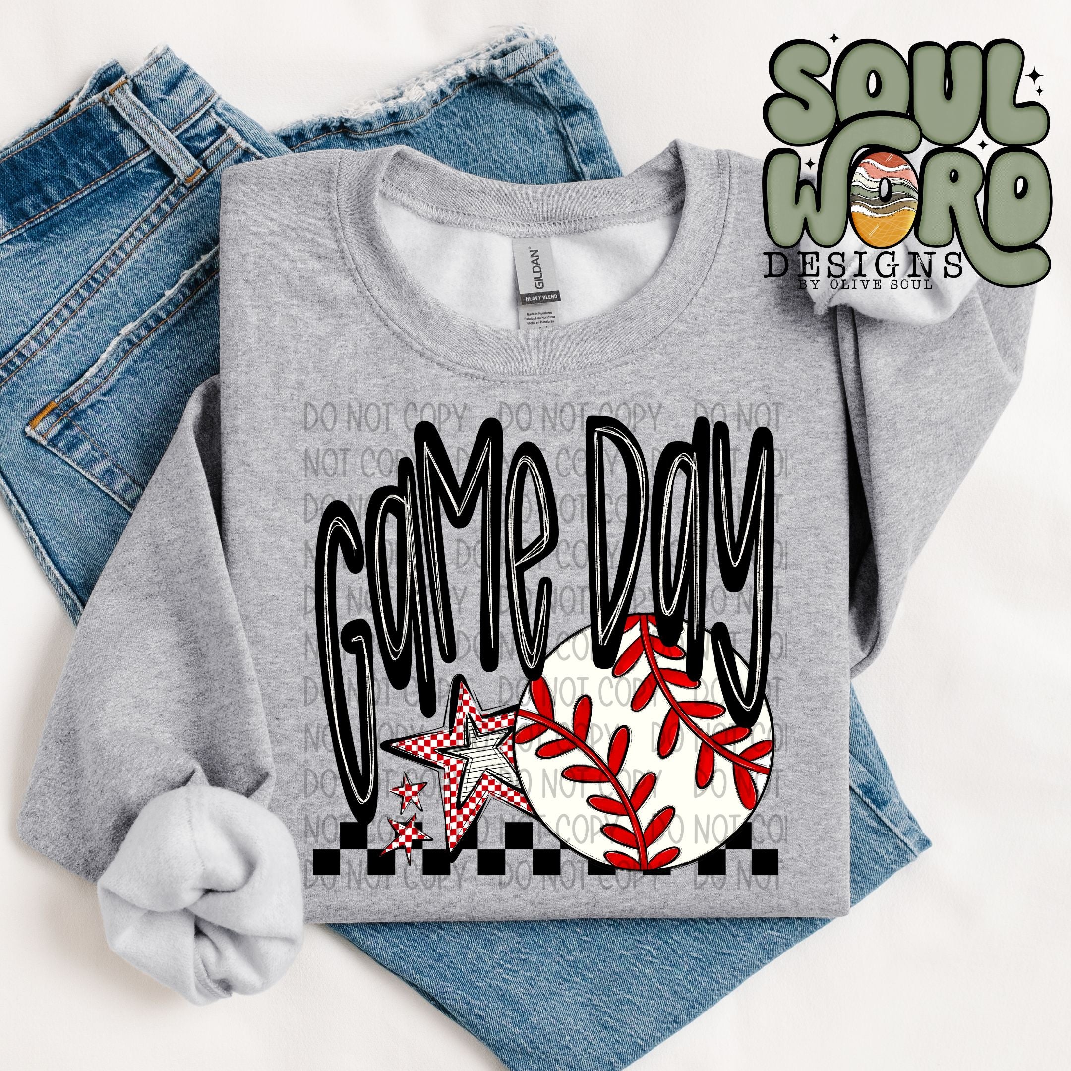 CUSTOM Game Day Checker Baseball - DIGITAL DOWNLOAD – Olive Soul