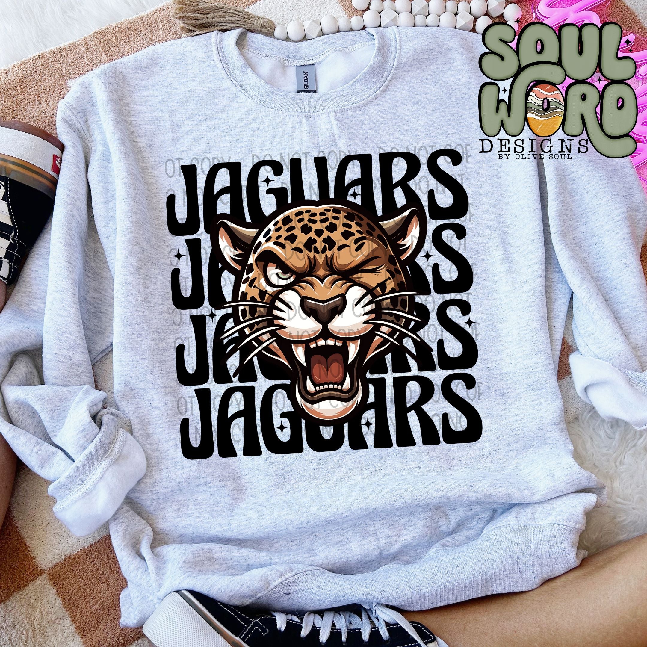 Jaguars Winking Mascot - DIGITAL DOWNLOAD – Olive Soul