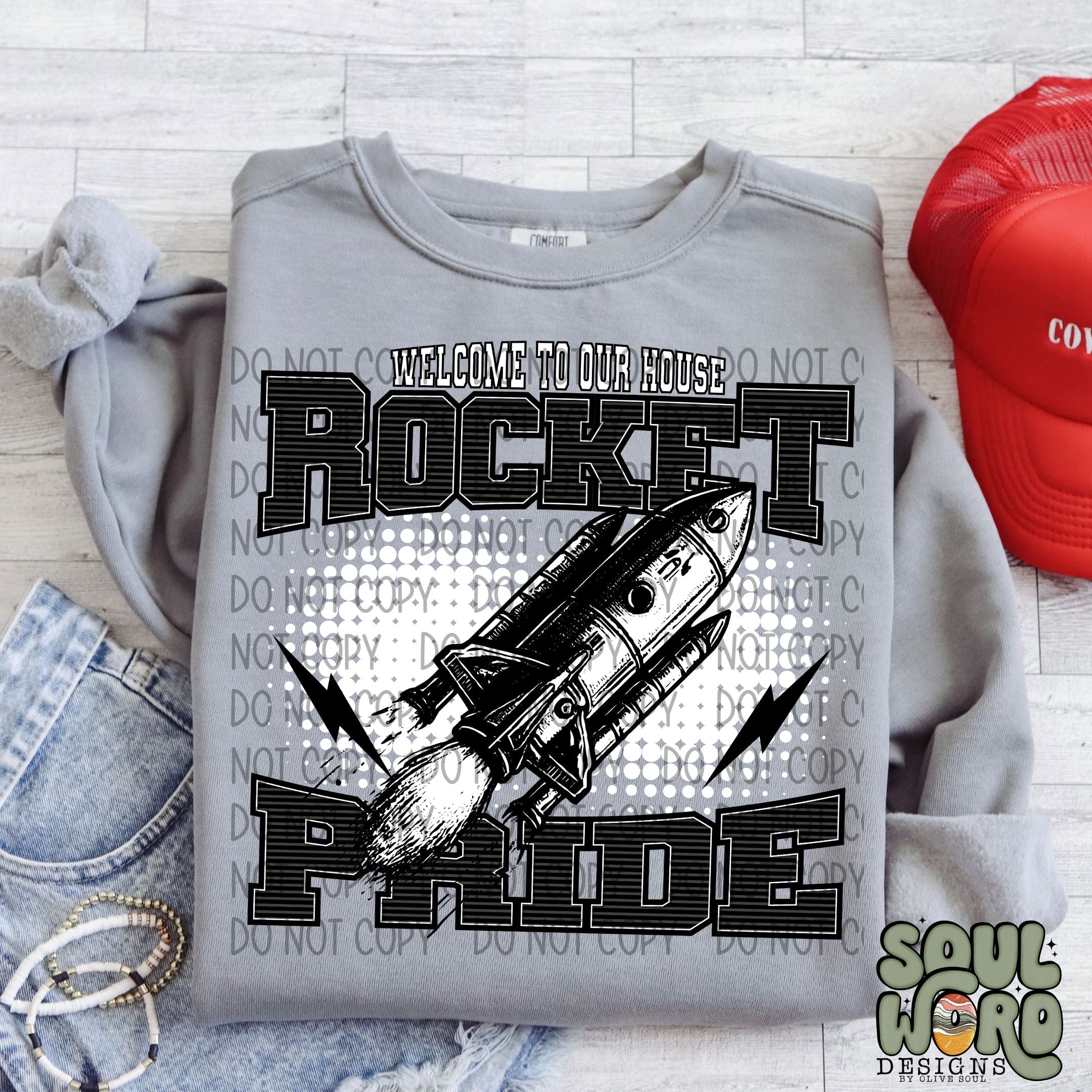 Welcome To Our House Rocket Pride - DIGITAL DOWNLOAD – Olive Soul