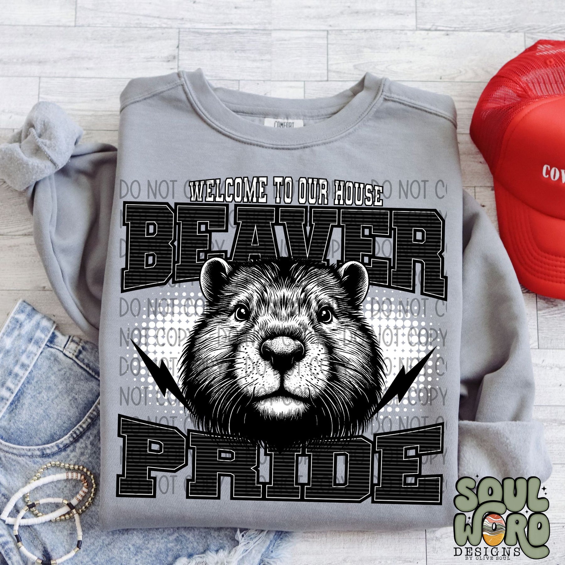 Welcome To Our House Beaver Pride - DIGITAL DOWNLOAD – Olive Soul