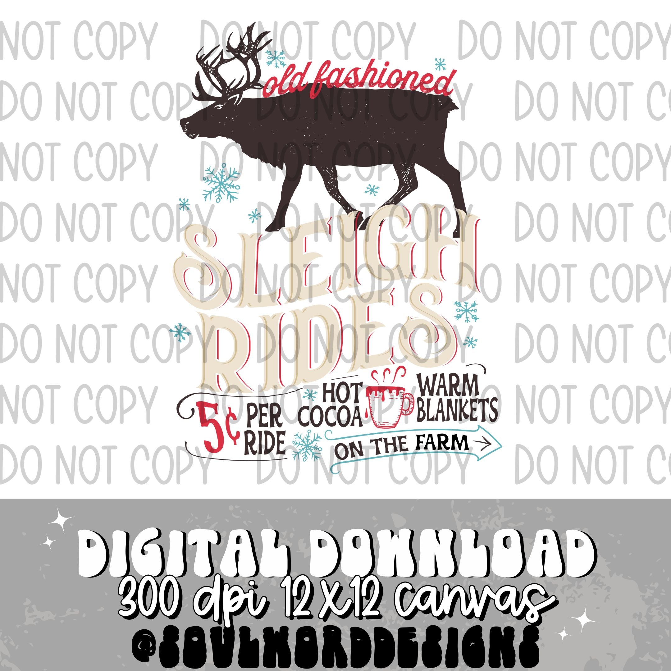 Old Fashioned Sleigh Rides - DIGITAL DOWNLOAD – Olive Soul