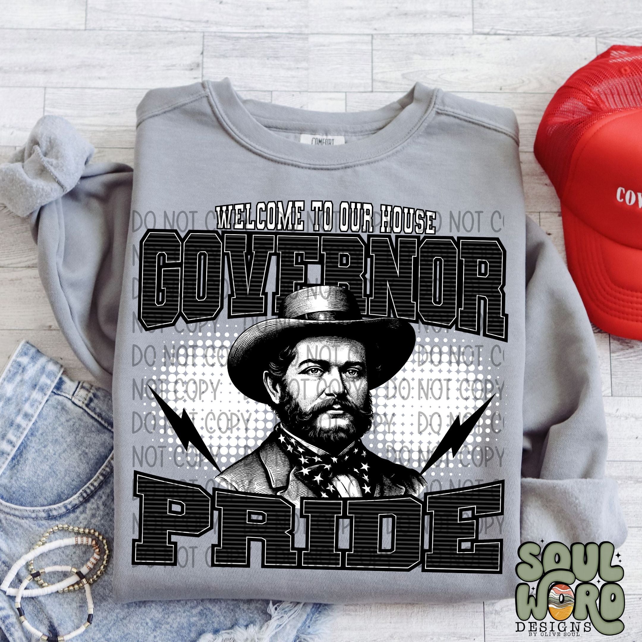 Welcome To Our House Governor Pride - DIGITAL DOWNLOAD – Olive Soul