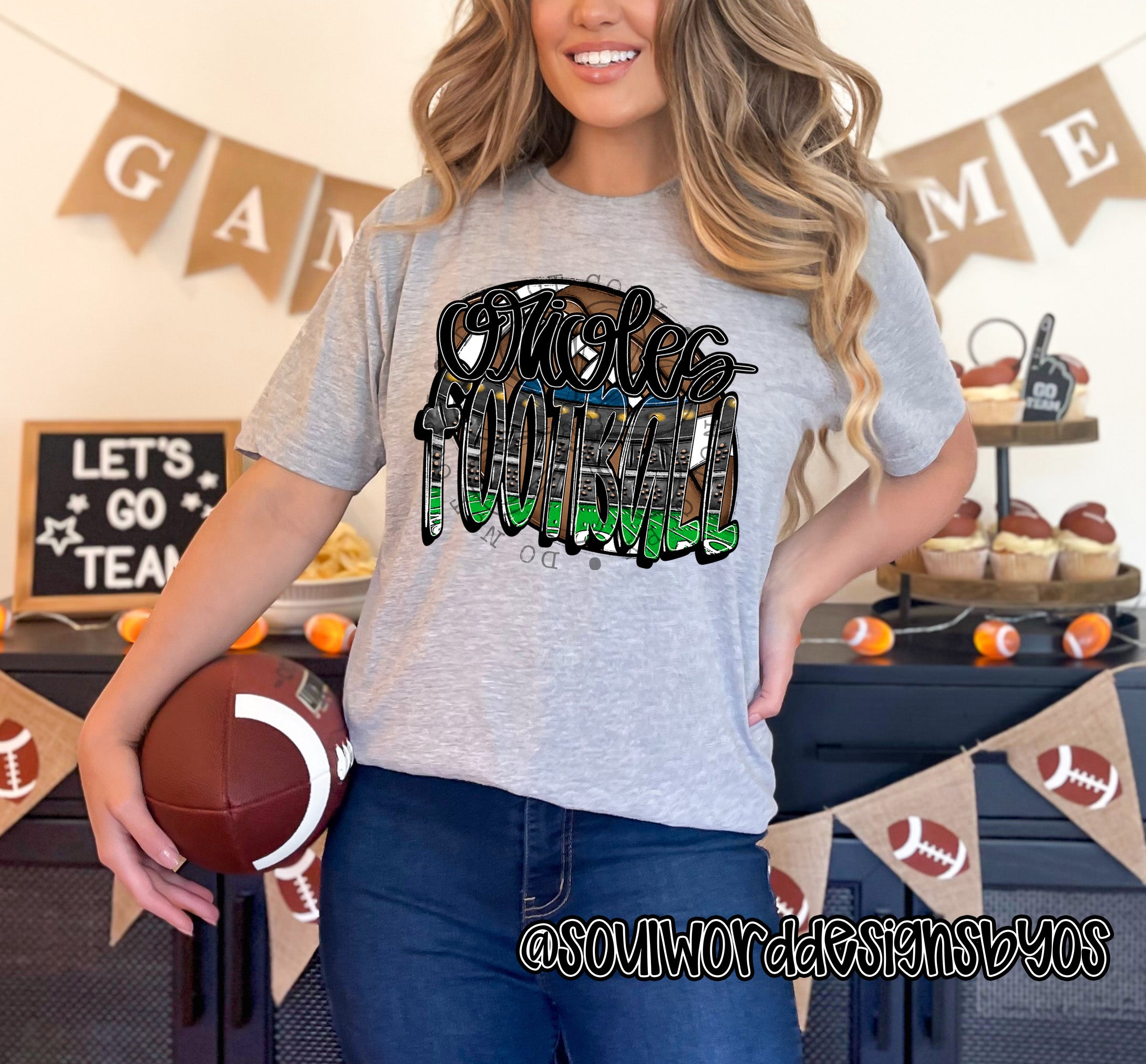 Football Field O to Z Mascot Names - DIGITAL DOWNLOAD – Olive Soul