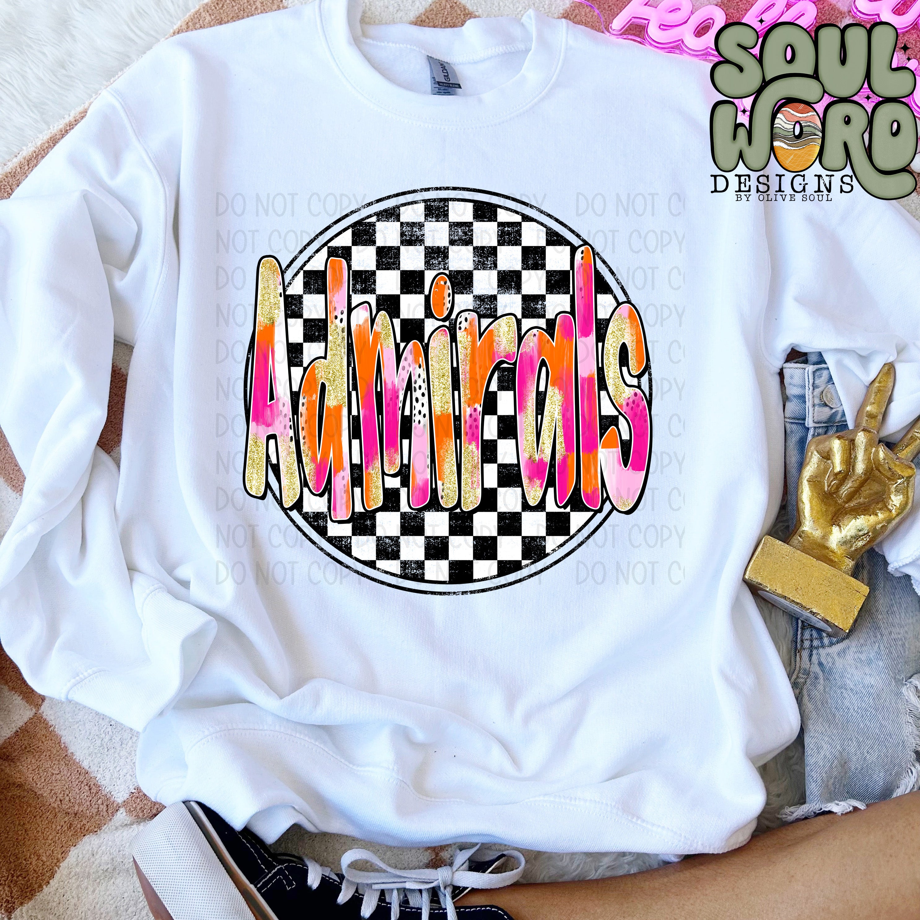 Preppy Checker A to M Mascot Names - DIGITAL DOWNLOAD – Olive Soul