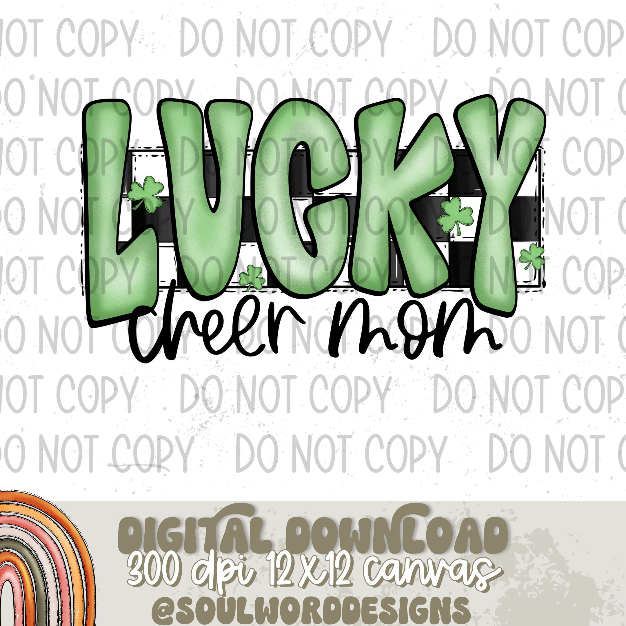 Lucky Cheer Mom - DIGITAL DOWNLOAD – Olive Soul