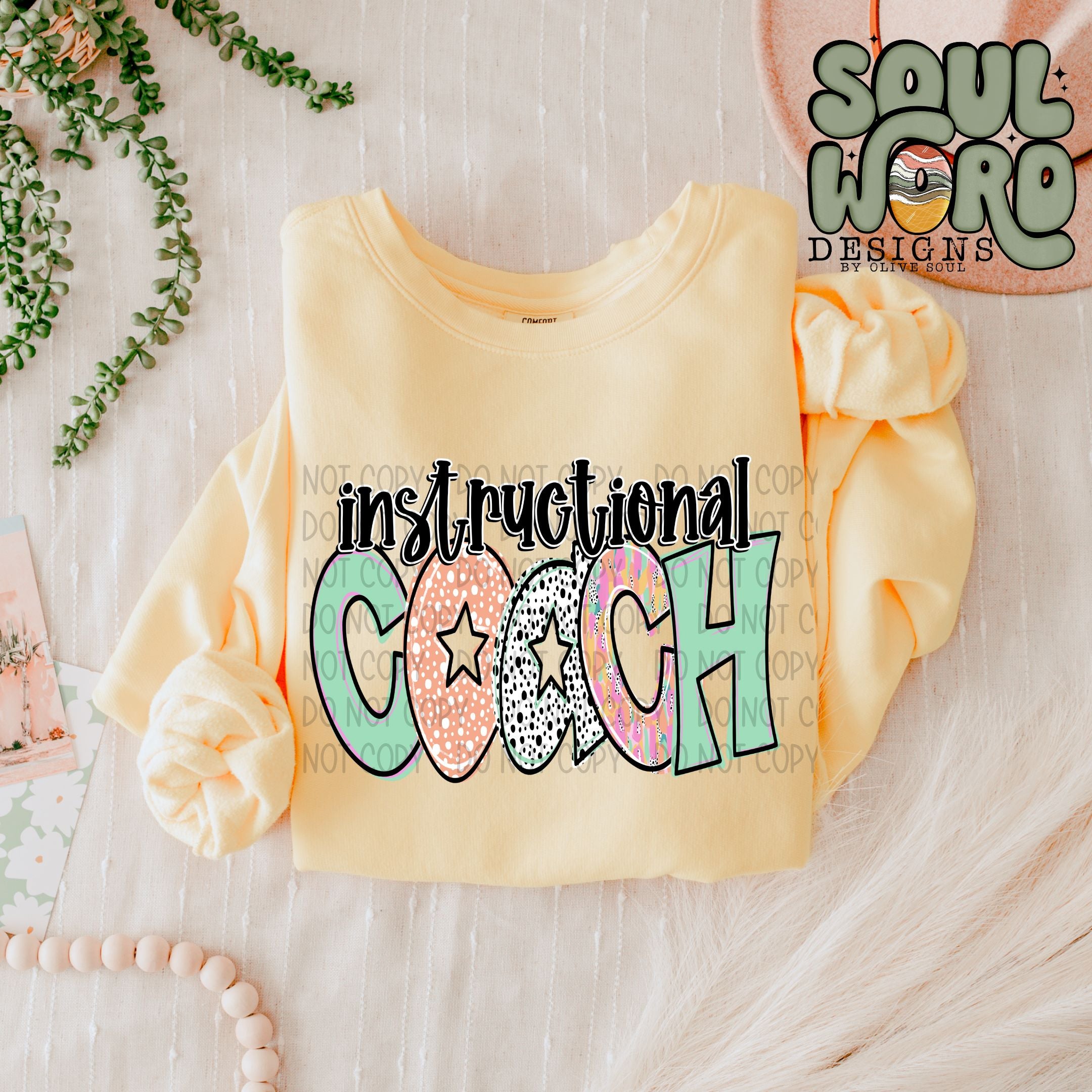 Instructional Coach Bright Doodle - DIGITAL DOWNLOAD – Olive Soul