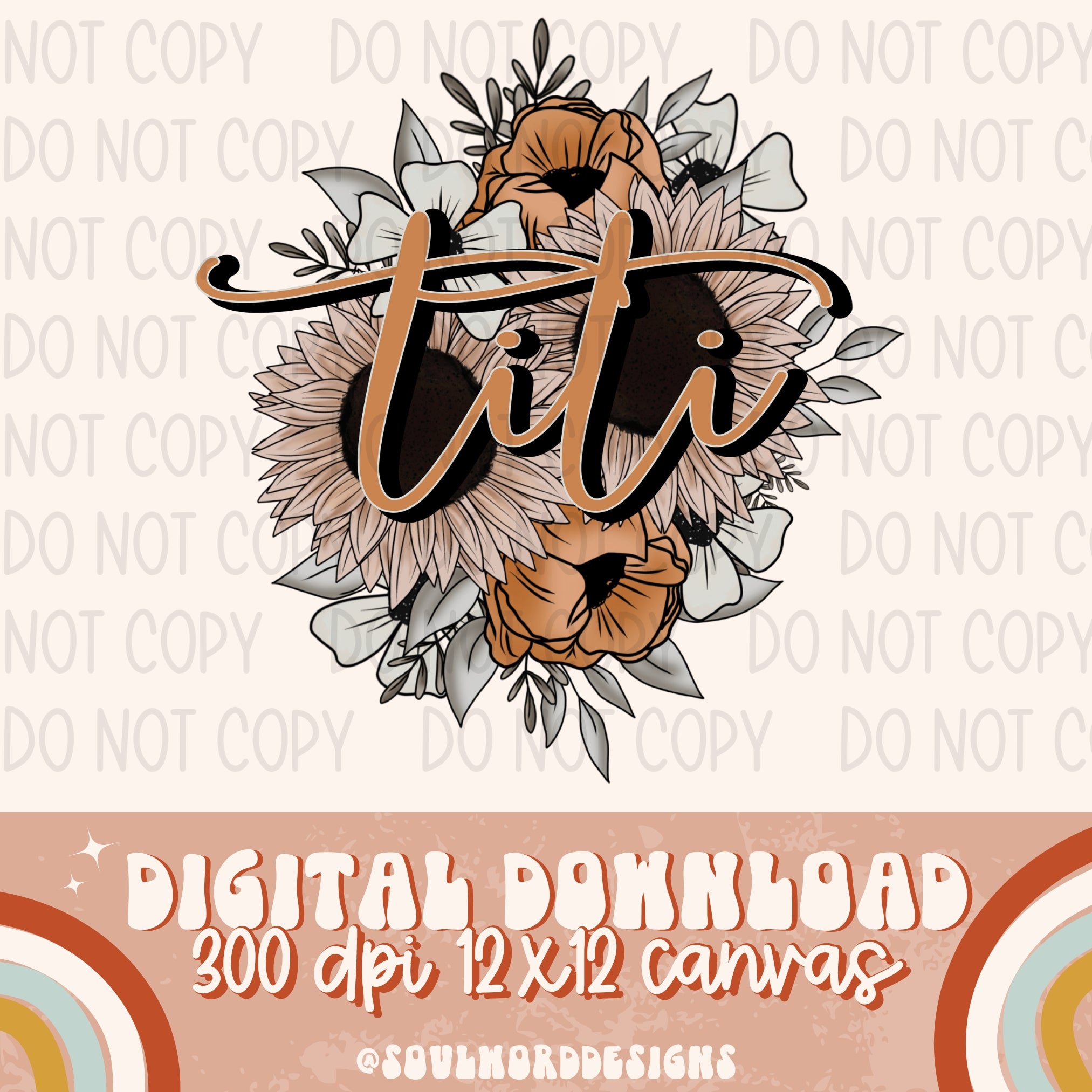 Titi Boho Floral - DIGITAL DOWNLOAD – Olive Soul