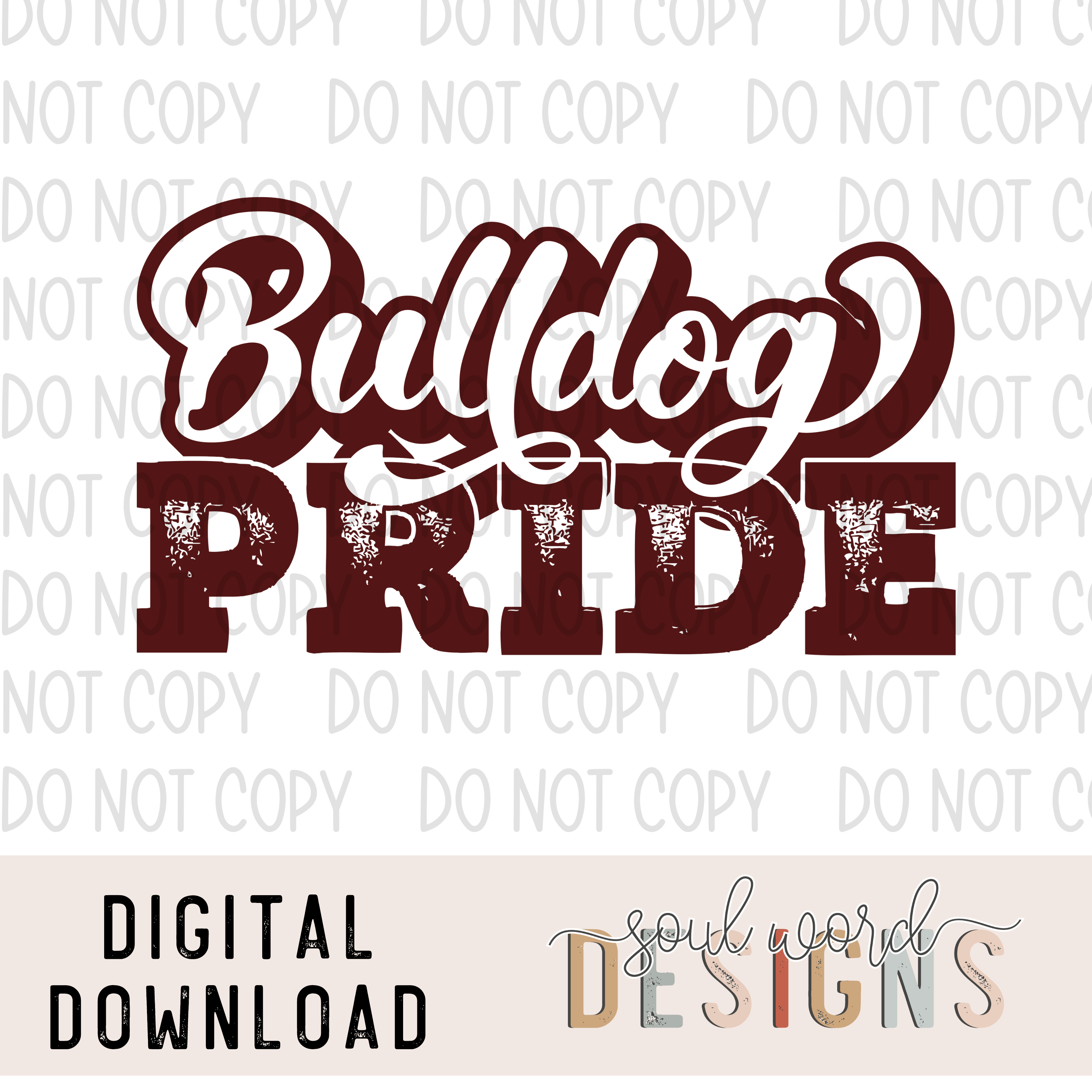 Bulldog Pride - DIGITAL DOWNLOAD – Olive Soul
