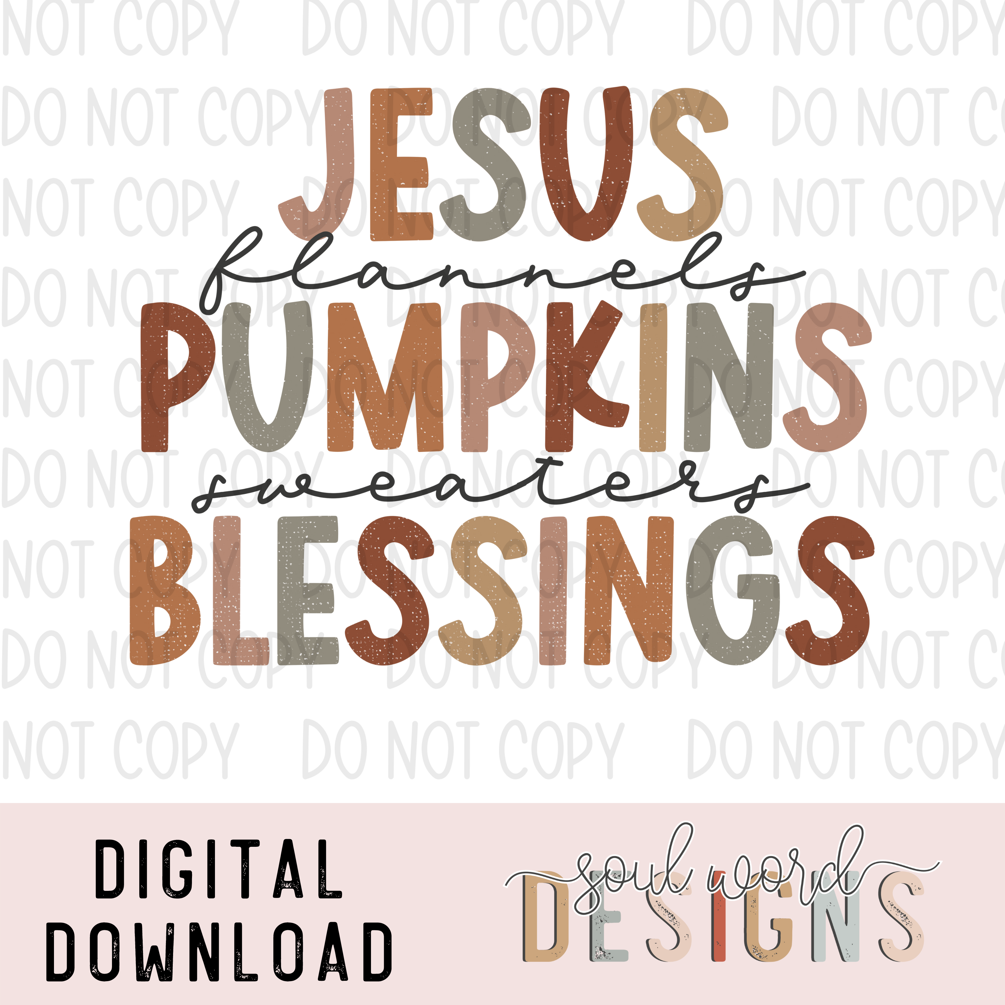 Jesus Pumpkins Blessings - DIGITAL DOWNLOAD – Olive Soul