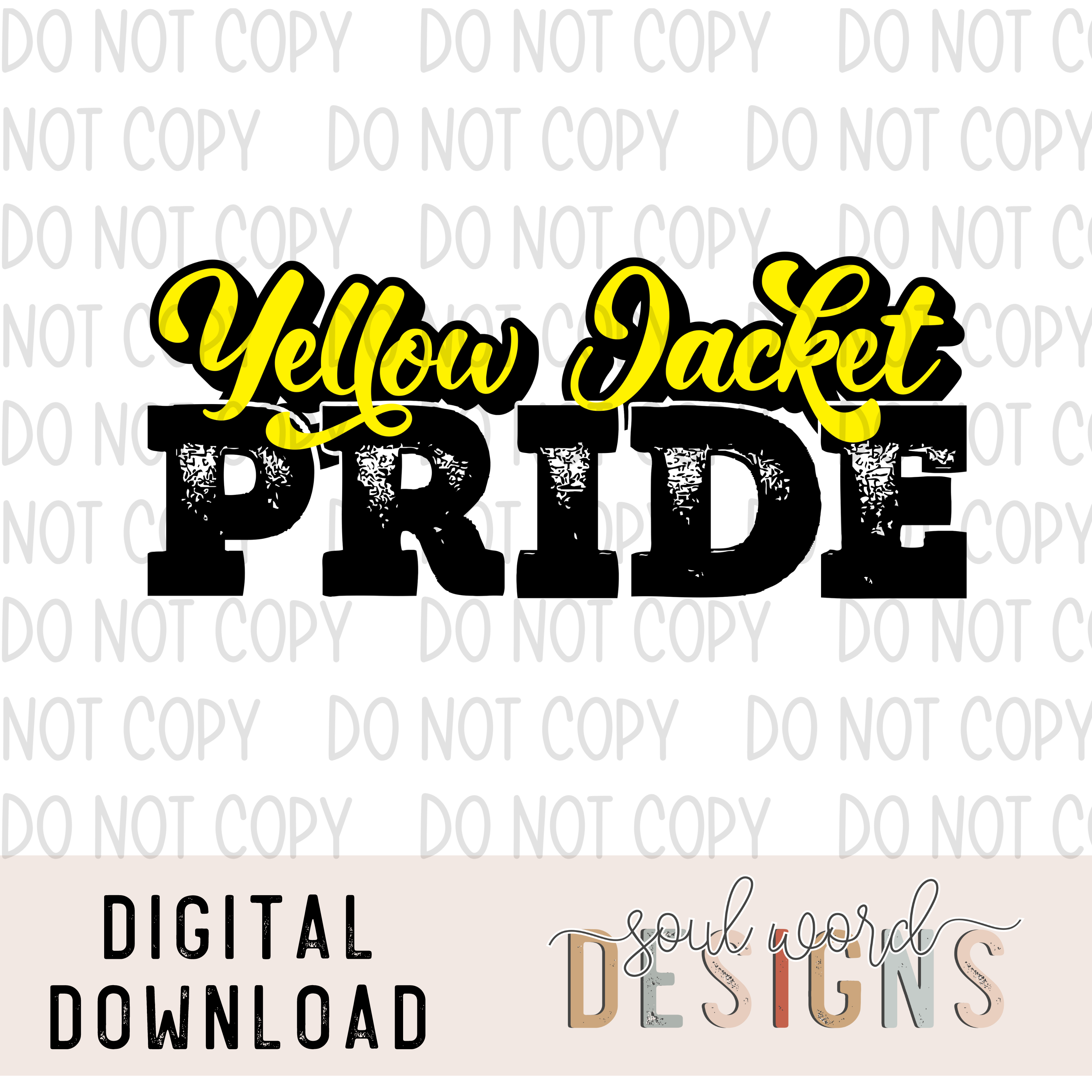 Yellow Jacket Pride - DIGITAL DOWNLOAD – Olive Soul