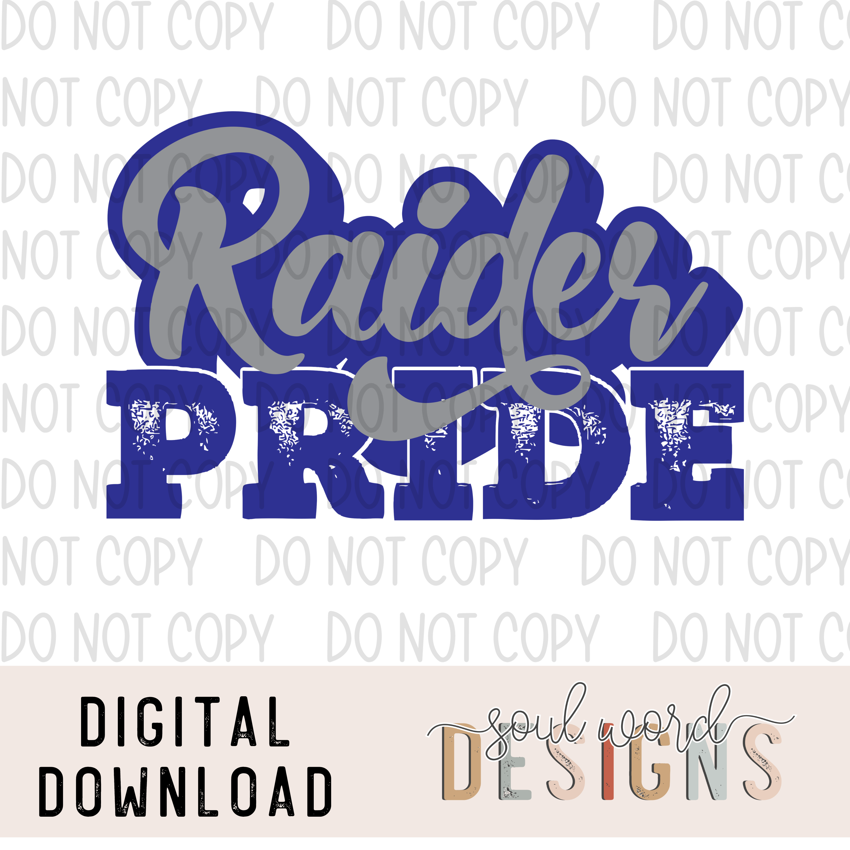 Raider Pride - DIGITAL DOWNLOAD – Olive Soul