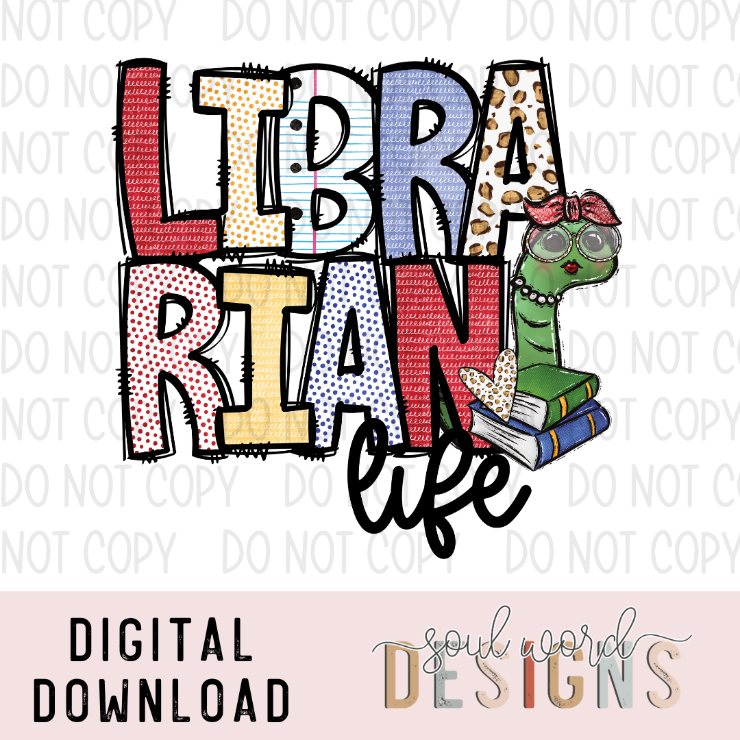 Librarian Life - DIGITAL DOWNLOAD – Olive Soul