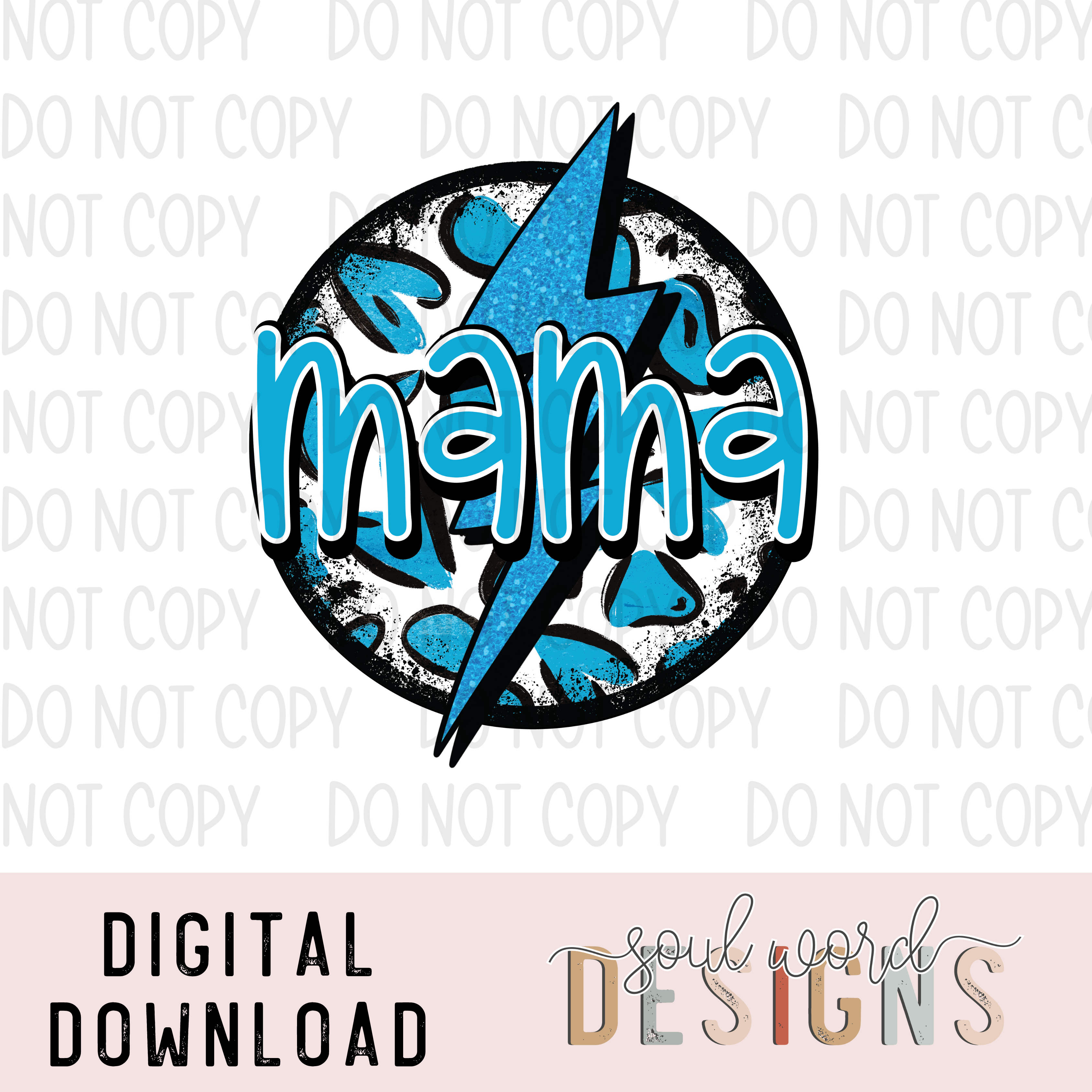 Mama Blue Bolt - DIGITAL DOWNLOAD – Olive Soul
